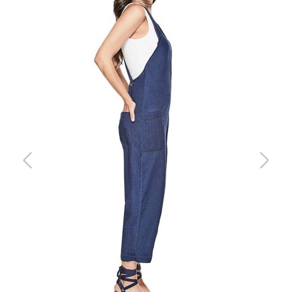 Guess by Marciano | Pants & Jumpsuits | Guess Blue Striped Overall ...